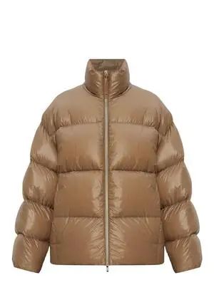 JIL SANDER Down Puffer Jacket - Brown