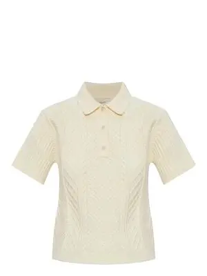 JW Anderson Collared Top - Cream