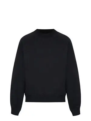 VICTORIA BECKHAM Crewneck Cotton Sweatshirt