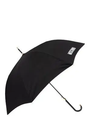 Moschino Logo Umbrella - Black