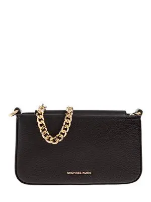Michael Kors Grained Leather Shoulder Bag - Brown