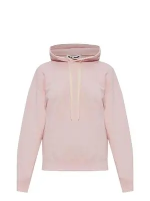 JIL SANDER Cotton Hoodie - Pink