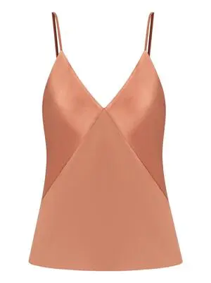 FORTE_FORTE Strappy Camisole Top - Pink