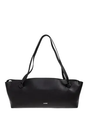 JIL SANDER Shoulder Bag With Knot Detail - Black
