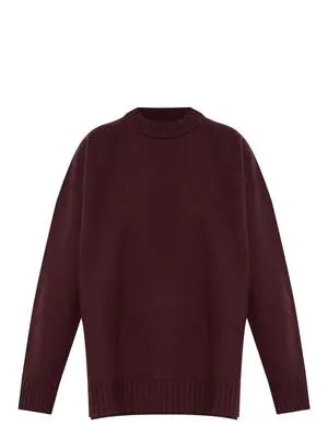 JIL SANDER Wool Sweater - Burgundy