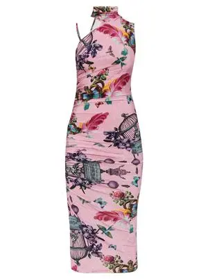 Versace Printed Dress - Pink