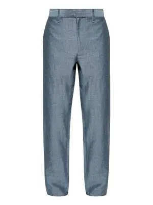 Rag & Bone Tapered Leg Trousers - Navy Blue