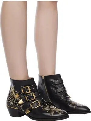 CHLOÉ Susanna Studded Ankle Boots