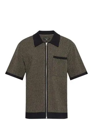 Rag & Bone Shirt With A Stripe Pattern - Black