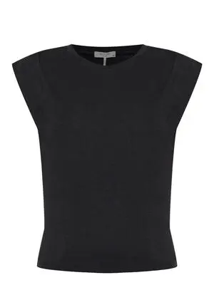 Rag & Bone Sleeveless Cotton Top - Black