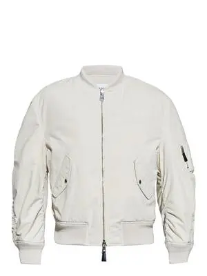 Givenchy Bomber Jacket With " 8" Embroidery - Cream