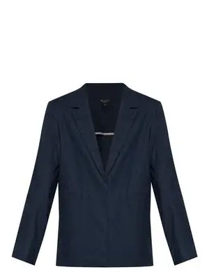 Rag & Bone Blazer With Open Lapels - Navy Blue