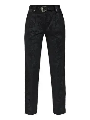Versace Barocco Motif Trousers - Black