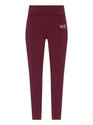 Emporio Armani Training Leggings - Burgundy