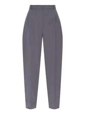 Alaïa Creased Trousers - Grey