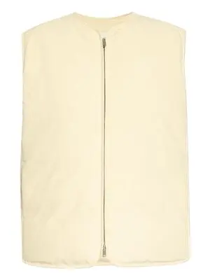 JIL SANDER Down Padded Vest - Cream
