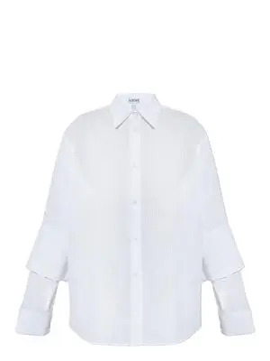 Loewe Double-cuff Shirt - White