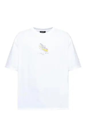 A.p.c. Printed T-shirt - White