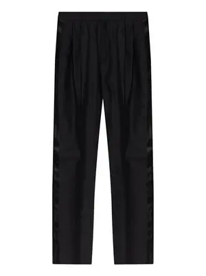Dsquared2 Trousers With Side Stripes - Black