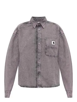 Carhartt Work In Progress Georgia Denim Shirt - Purple