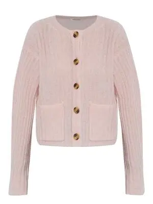 BY MALENE BIRGER Cierrou Ribbed Cardigan - Pink