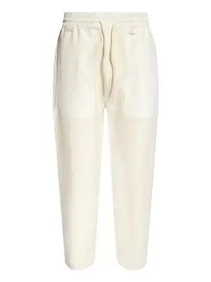 Moncler Panelled Sweatpants - Cream