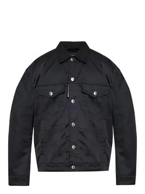 Dsquared2 Jacket With Logo - Black