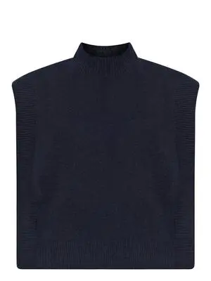 A.p.c. Side-tie Vest - Navy Blue