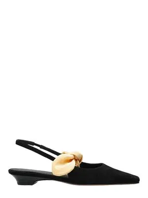 NEOUS Uba Shoes With Detachable Bow - Black