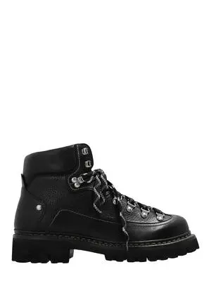 Dsquared2 Canadian Leather Ankle Boots - Black