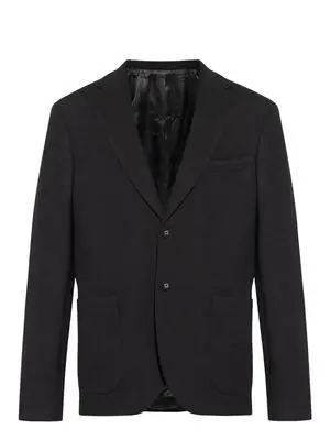 Officine Générale Blazer With Wool Finish - Black