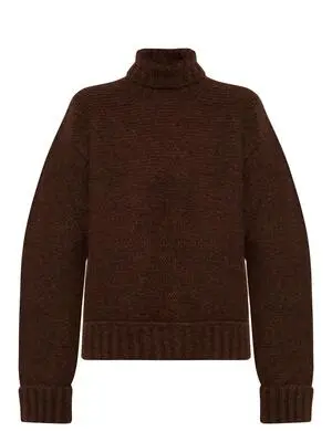 Dsquared2 Wool-blend Turtleneck Sweater - Brown
