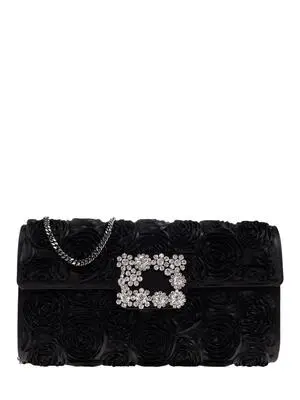 ROGER VIVIER Efflorescence Clutch - Black