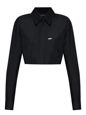 Dsquared2 Pocketed Cotton Shirt - Black
