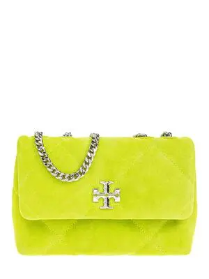 Tory Burch Kira Diamond Quilt Shoulder Bag - Green