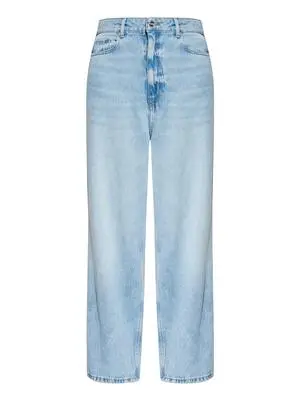 GANNI Wide-leg Jeans - Blue