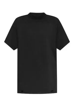 Balenciaga T-shirt With Distressed Logo - Black