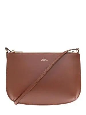A.p.c. Sarah Shoulder Bag - Brown