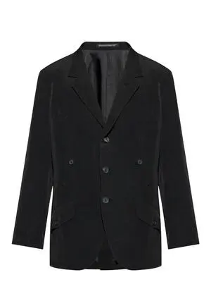 Yohji Yamamoto Blazer With Pockets - Black