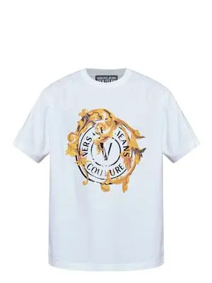 Versace T-shirt With Print - White