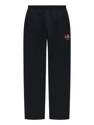 Balenciaga Sweatpants With Logo - Black