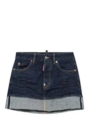 DSQUARED2 Dsquared2 Short Denim Skirt