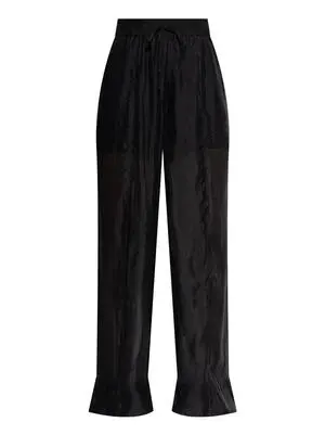 GESTUZ Gztrudi Wide-leg Trousers - Black
