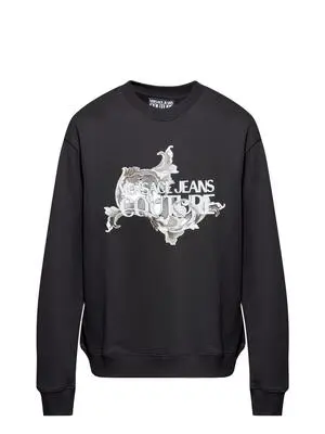 Versace Printed Sweatshirt - Black