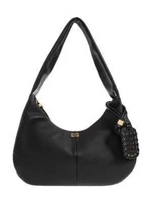 GANNI Hobo Shoulder Bag - Black