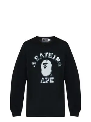 A BATHING APE® Long Sleeve T-shirt - Black