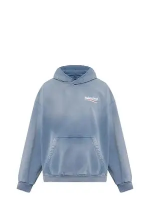 BALENCIAGA Cotton Hoodie With Logo