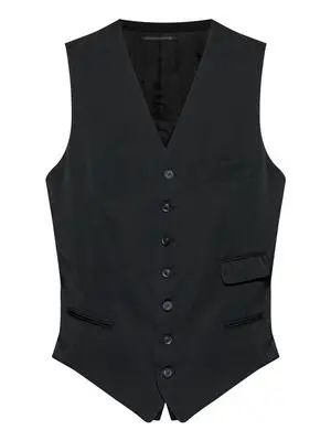 Yohji Yamamoto Wool Vest - Black