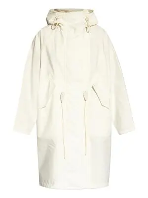 JIL SANDER Hooded Cotton Parka - White