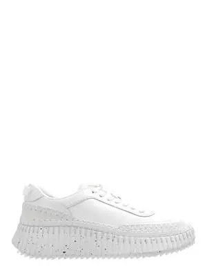 Chloé Nama Platform Sneakers - White